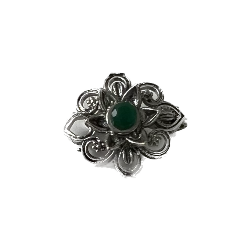 Oxidized Nose Pin - Ethnic Style, New, 2 Colors – Tijori