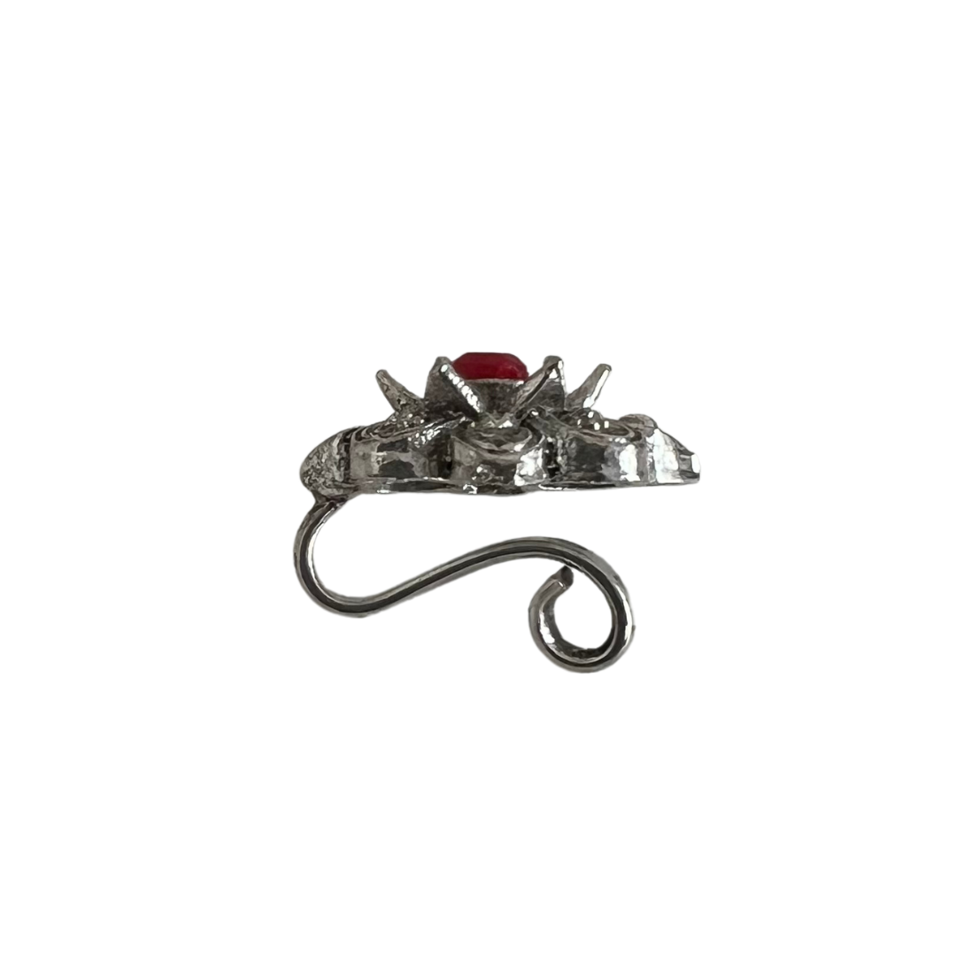 Oxidized Nose Pin - Ethnic Style, New, 2 Colors – Tijori